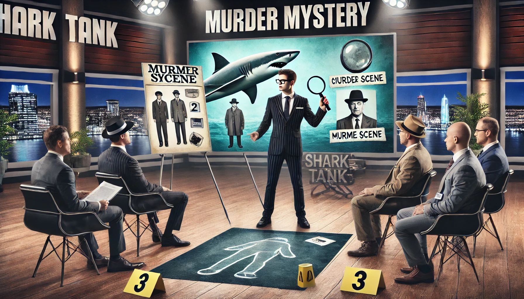 Top Tier Pitch: Immersive Theater Murder Mystery Business Secures Shark Tank Deal! - GnomishPlays